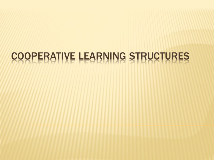 Презентация COOPERATIVE LEARNING STRUCTURES » 📚 Учебники, Презентации и ...